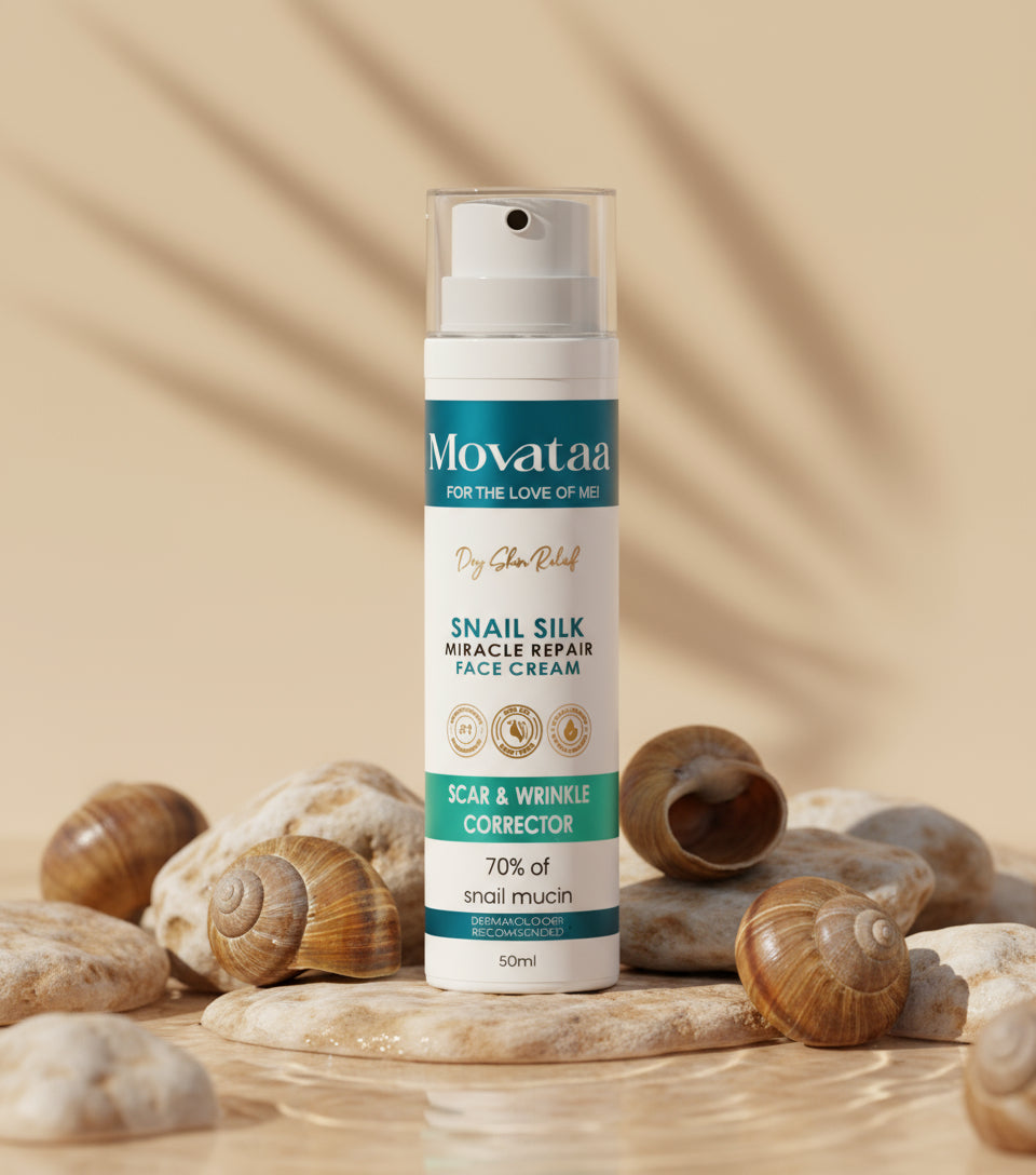 Snail Face Cream – Hydrating & Anti-Aging Repair Moisturizer